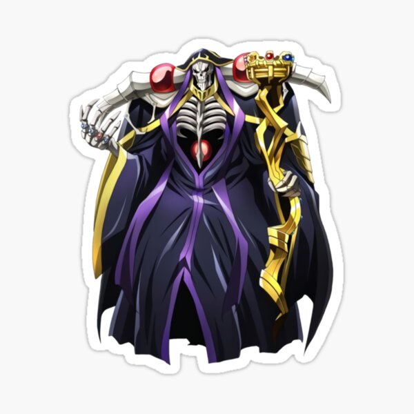 "overlord Ainz Ooal Gown" Sticker for Sale by kamalomari06 | Redbubble