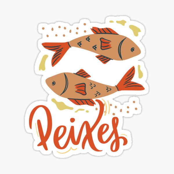"PEIXES" Sticker for Sale by MirillaShop | Redbubble