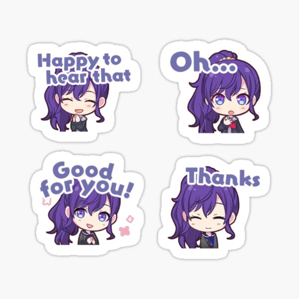 "Mafuyu Asahina Set 2" Sticker for Sale by oyasuminana | Redbubble