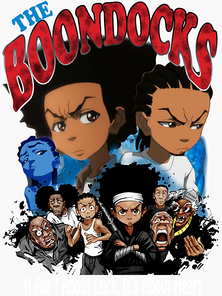 "boondocks For Fans" Sticker for Sale by RosaliaTheresa2 | Redbubble