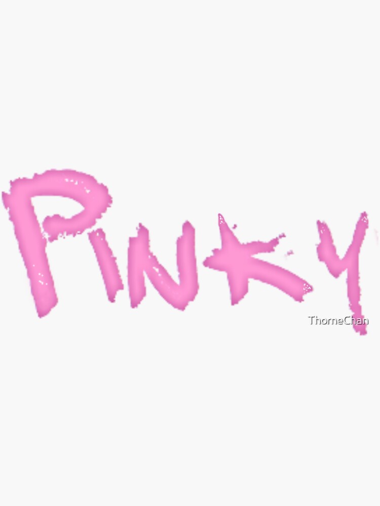 "Pinky" Sticker for Sale by ThorneChan | Redbubble