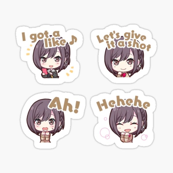 "Ena Shinonome Set 1" Sticker for Sale by oyasuminana | Redbubble