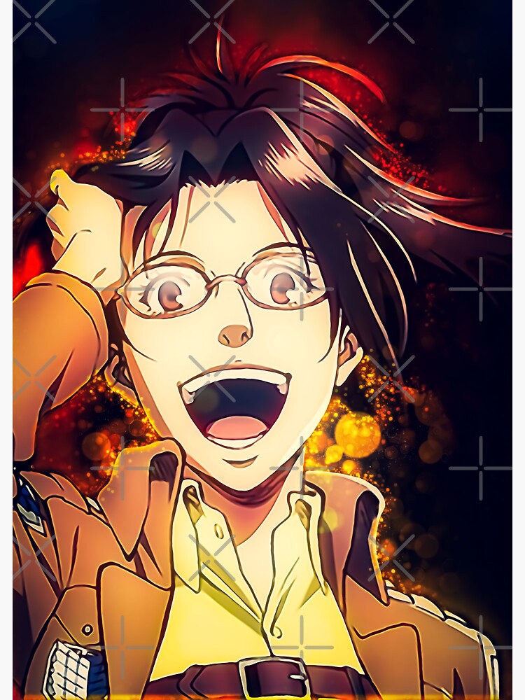 Hanji Zoe Attack On Titan Fanart Sticker For Sale By Spacefoxart Redbubble