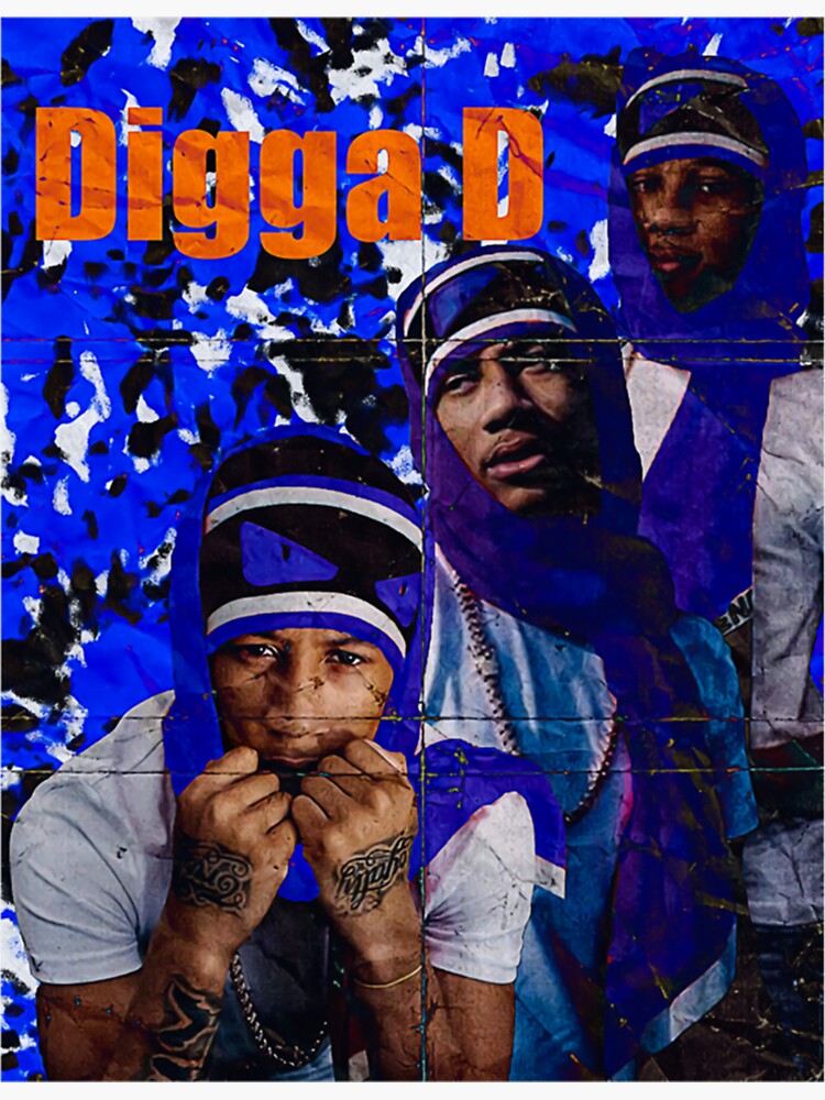 "Central Cee Digga D Graphic design " Sticker for Sale by DFSLSupply666 ...