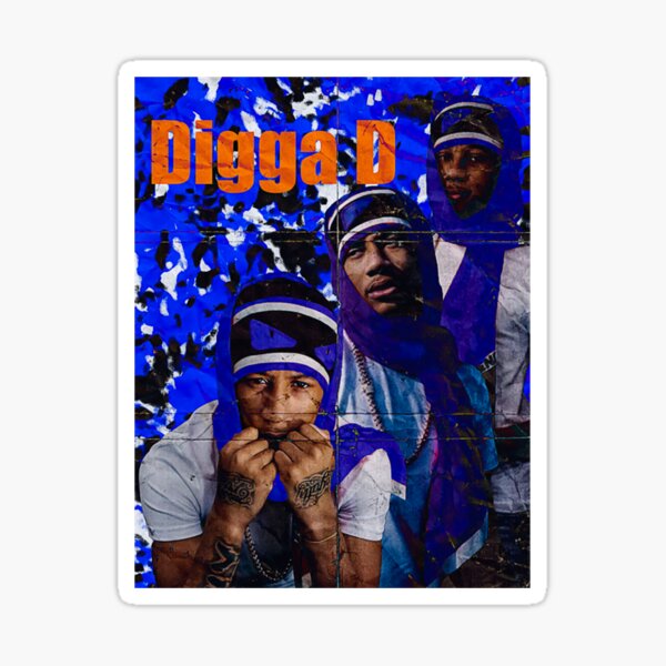 "Central Cee Digga D Graphic design " Sticker for Sale by DFSLSupply666 ...