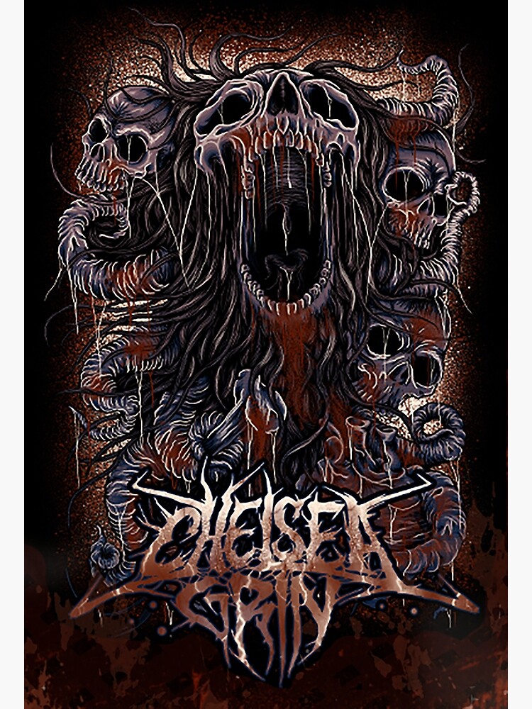 "skull scream art logo" Poster for Sale by reynoldbeth9 | Redbubble
