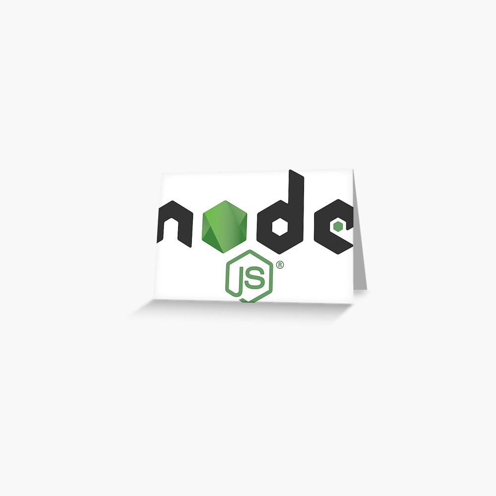 "Node JS Logo" Greeting Card by hipstuff | Redbubble
