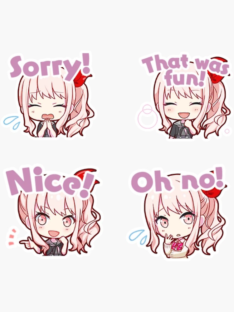 "Mizuki Akiyama Set 2" Sticker for Sale by oyasuminana | Redbubble
