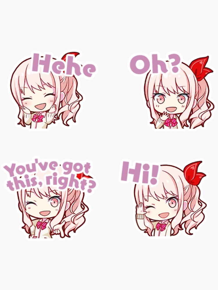 "Mizuki Akiyama Set 3" Sticker for Sale by oyasuminana | Redbubble