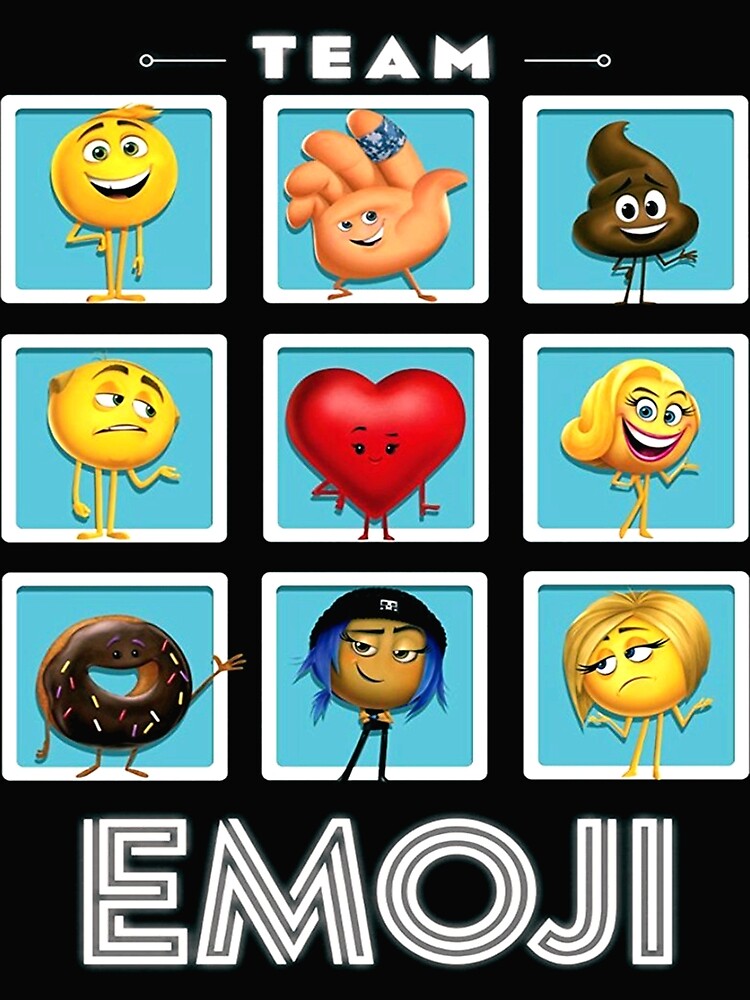 "The emoji movie team emoji panels" Poster for Sale by JeromeMoultrie ...