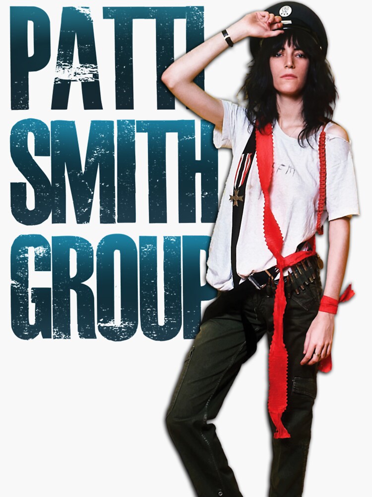 "Patti Smith Group BEST SELING Limited Edition | Perfect Gift" Sticker ...