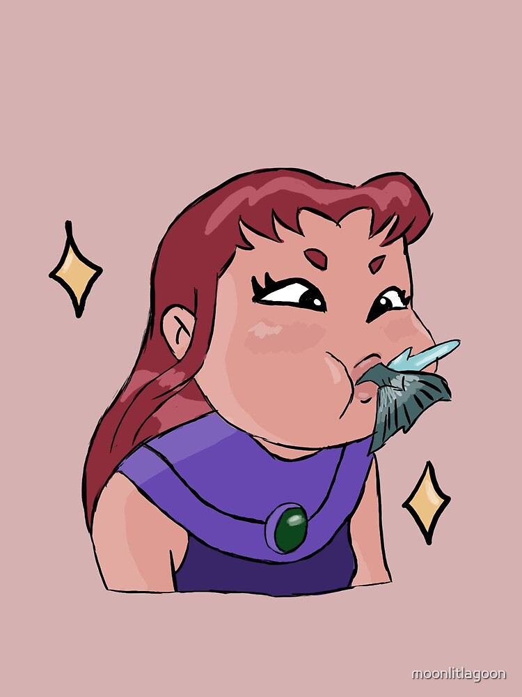 "Starfire." Graphic T-Shirt for Sale by moonlitlagoon | Redbubble