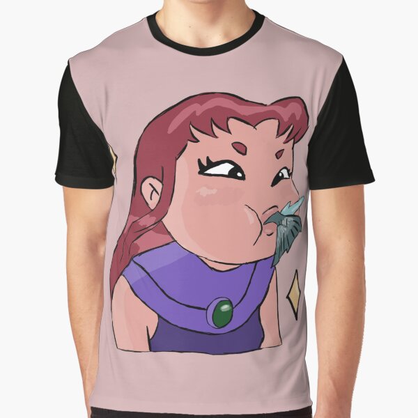 "Starfire." Graphic T-Shirt for Sale by moonlitlagoon | Redbubble