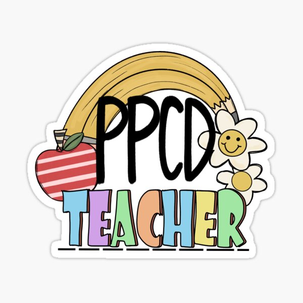 "ppcd teacher" Sticker for Sale by JavierShih | Redbubble