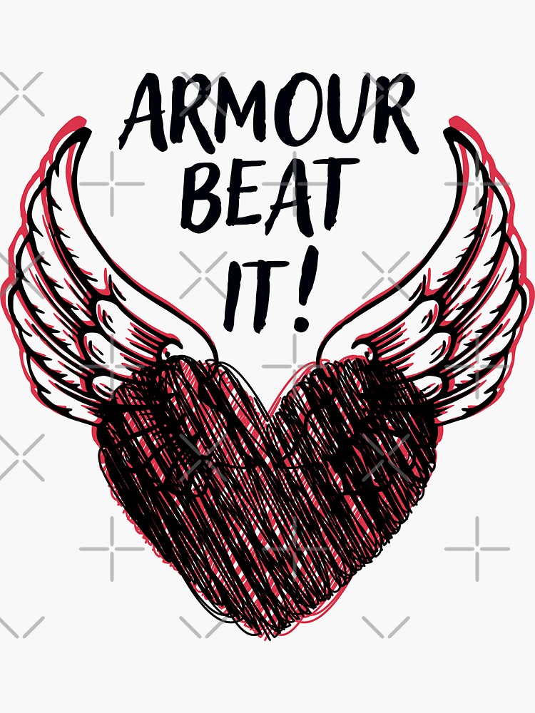 "Armour Beat It Sticker Tote Bag" Sticker for Sale by Diazzi | Redbubble