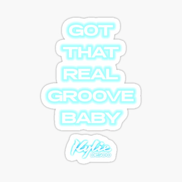 "Kylie - Real Groove" Sticker for Sale by AndreNolan | Redbubble