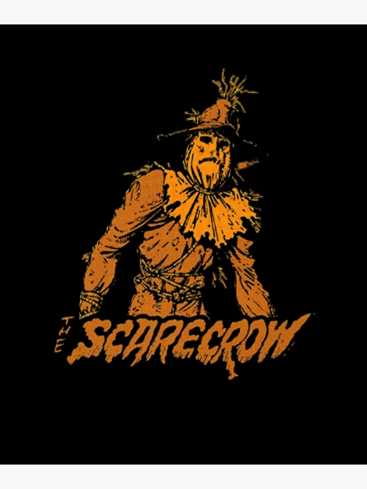 "Halloween Scarecrow Orange Silhouette" Poster for Sale by The-Hape ...