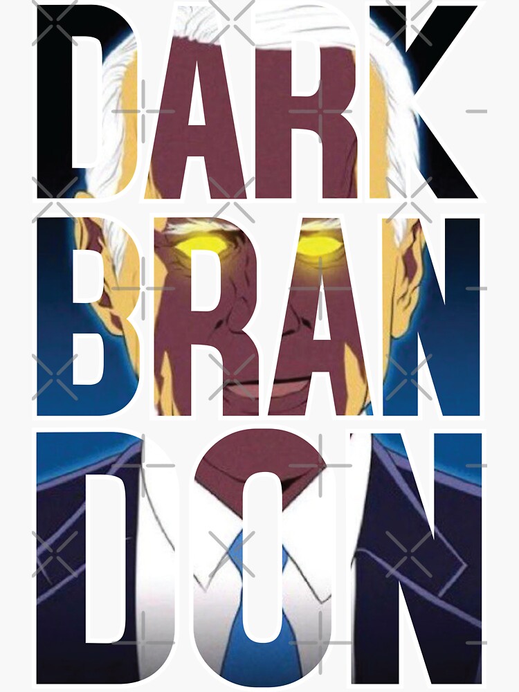 "Dark Brandon" Sticker for Sale by OldDannyBrown | Redbubble