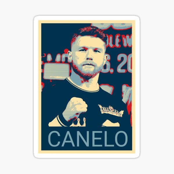 "Retro Vintage Mexican Canelo Boxer Alvarez Gifts For Everyone" Sticker ...