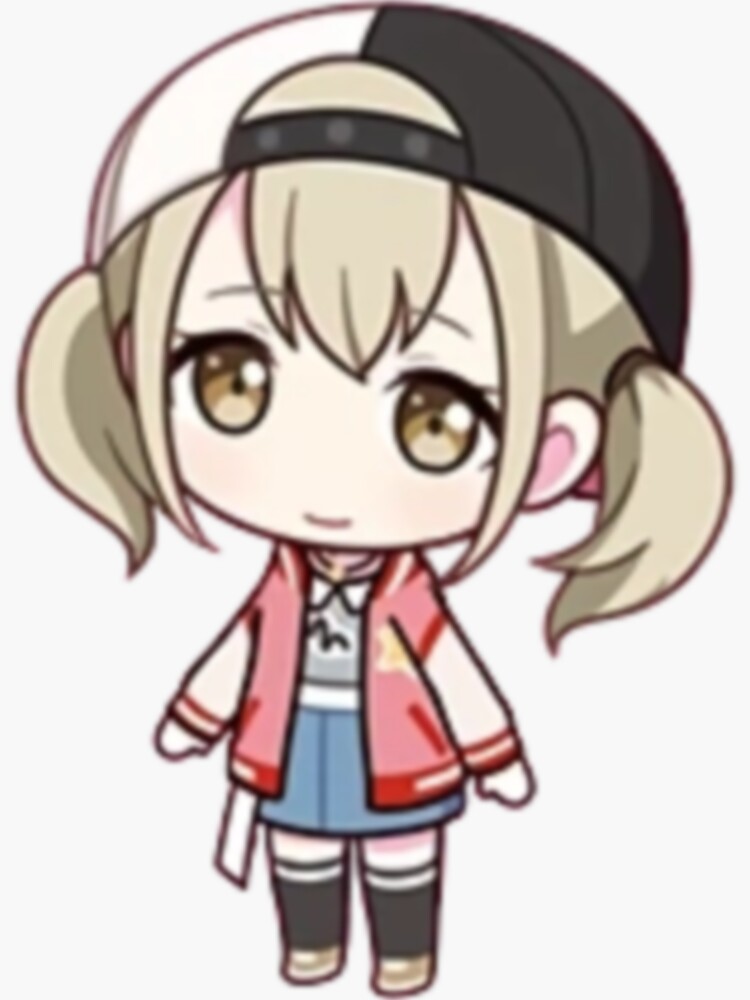 "Kohane Asuzawa Chibi" Sticker for Sale by oyasuminana | Redbubble