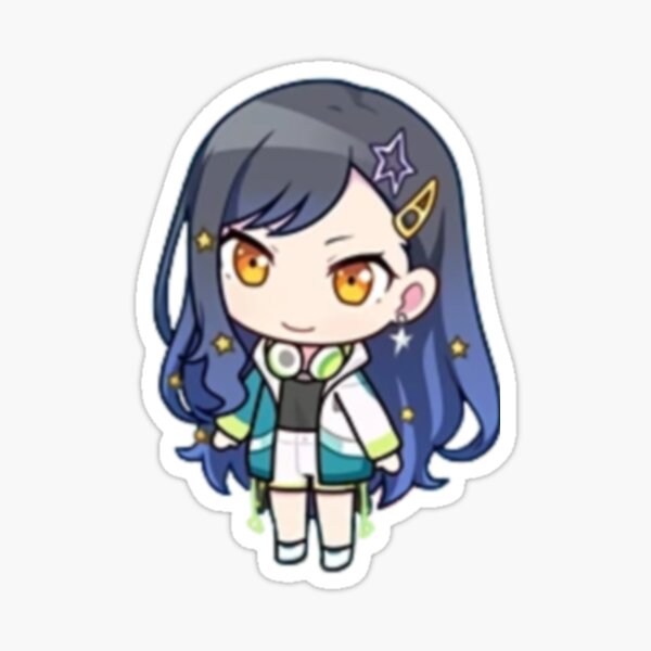 An Shiraishi Chibi Sticker For Sale By Oyasuminana Redbubble