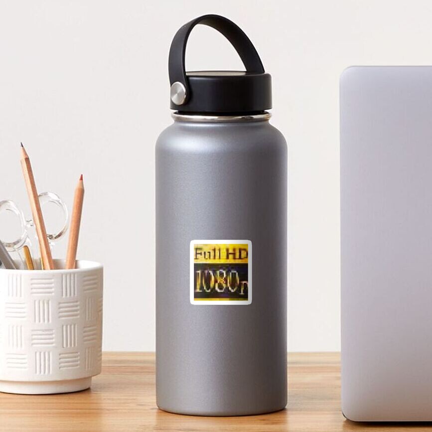 "FULL HD MEME STICKER!" Sticker for Sale by gingrjim | Redbubble