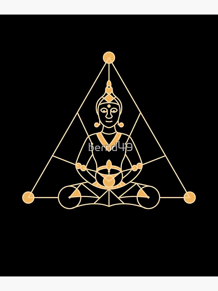 "Zen meditation in graphic form, sacred geometry" Poster for Sale by ...