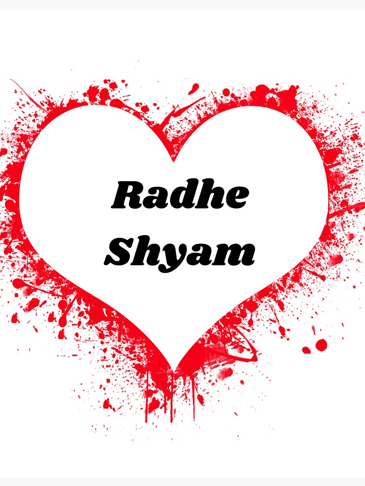 "RADHE SHYAM" Sticker for Sale by EsotericD | Redbubble