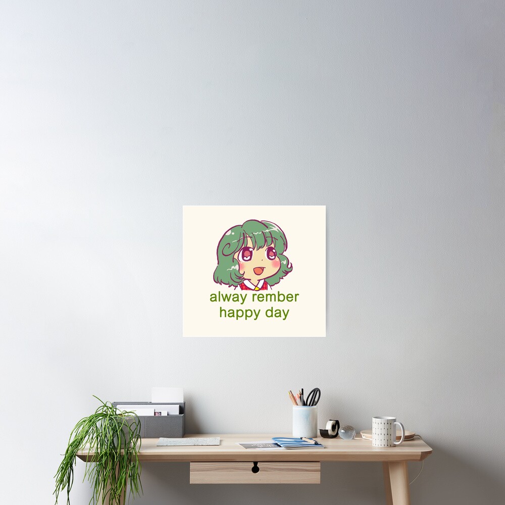 "I draw pls rember happy day yuuka kazami / touhou meme" Poster for ...