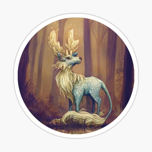 "Kirin" Sticker for Sale by strijkdesign | Redbubble