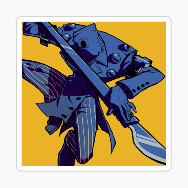 "Guilty Gear - Faust" Sticker for Sale by Boomsheika | Redbubble