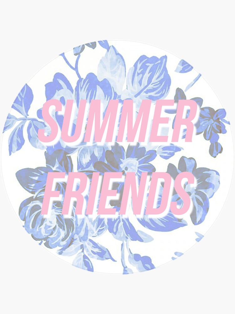 "Summer Friends Chance the Rapper" Sticker for Sale by akachayy | Redbubble