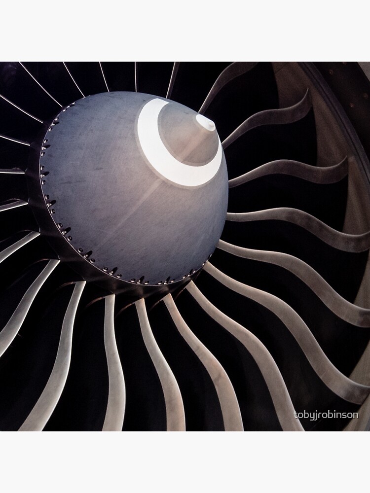 "GE90 Fan Close Up" Sticker for Sale by tobyjrobinson | Redbubble