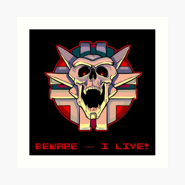 "Sinistar" Art Print by deimos-remus | Redbubble