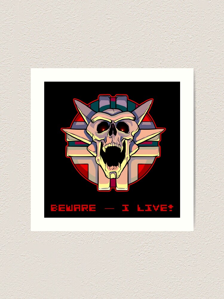"Sinistar" Art Print by deimos-remus | Redbubble