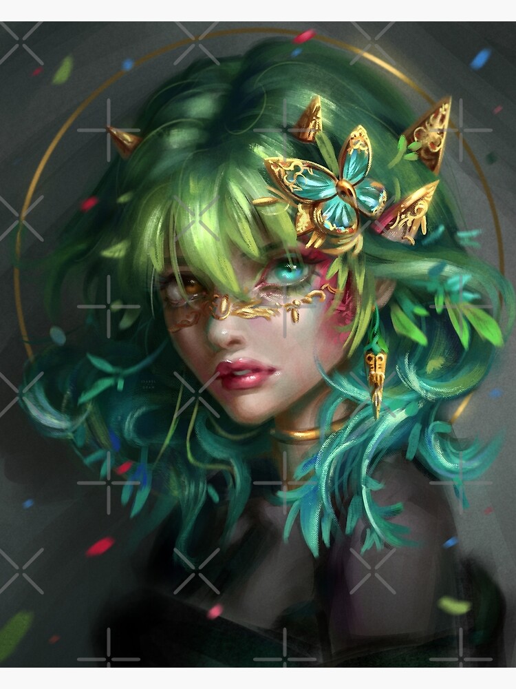 "Nature Elf Girl" Poster for Sale by IsabelcanDraw | Redbubble