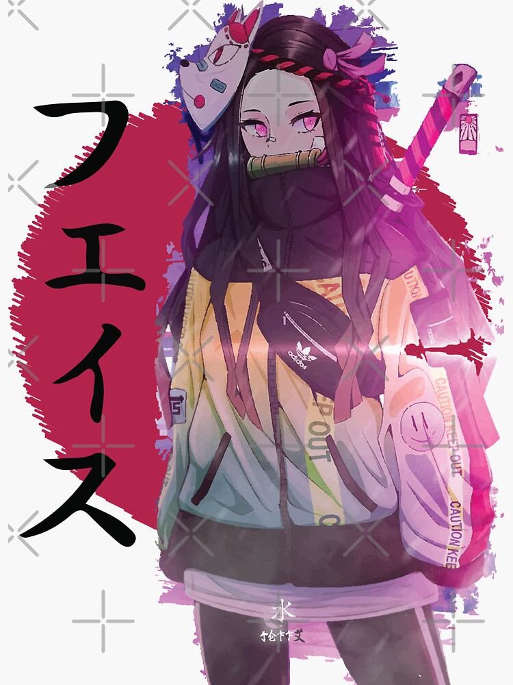 Pegatina «Nezuko, cazadora de demonios |Nezuko Kamado, kny, kimitsu no ...