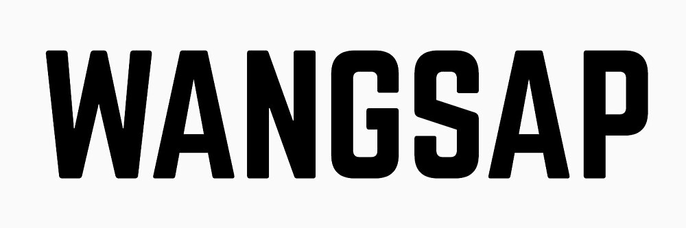 "WANGSAP BUMPER STICKER" by zabelzabel | Redbubble