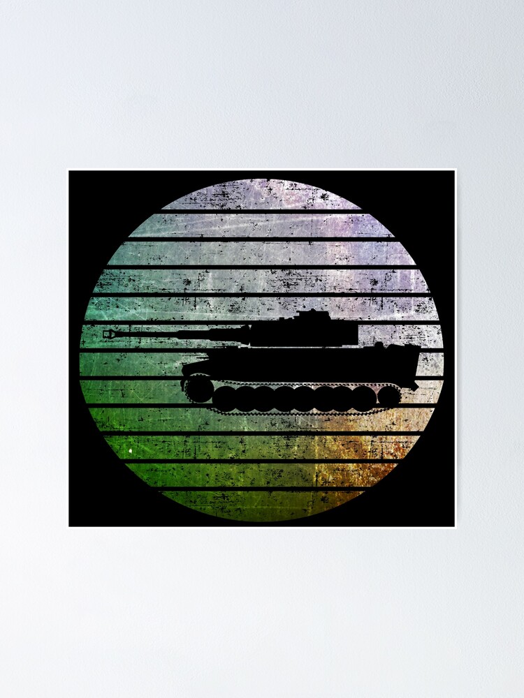 "Distressed Panzer VI Tiger 1 German WW2 Tank" Poster for Sale by ...