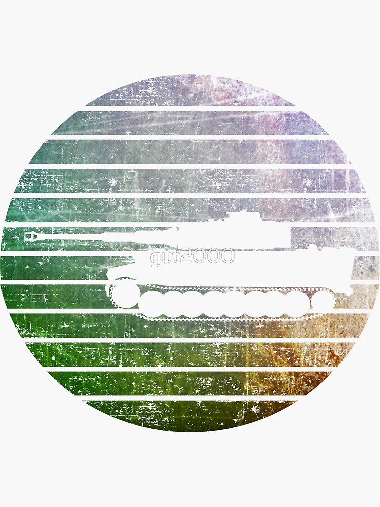 "Distressed Panzer VI Tiger 1 German WW2 Tank" Sticker for Sale by ...