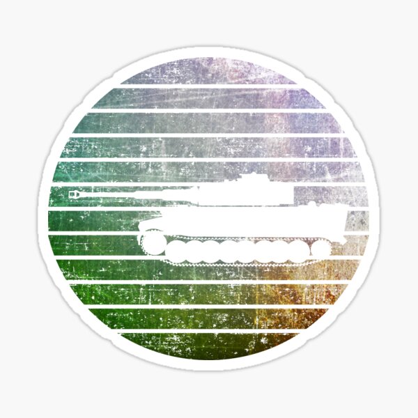 "Distressed Panzer VI Tiger 1 German WW2 Tank" Sticker for Sale by ...