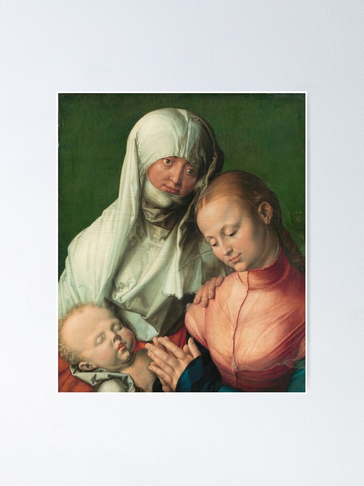 "Albrecht Dürer: Jungfrau und Kind mit der Heiligen Anna, 1519" Poster von fineearth | Redbubble