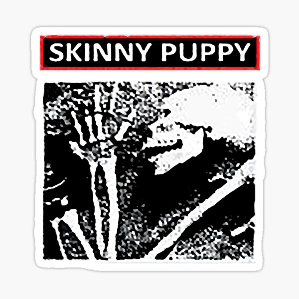 "Retro dead skull skinny " Sticker for Sale by FrauFricke | Redbubble