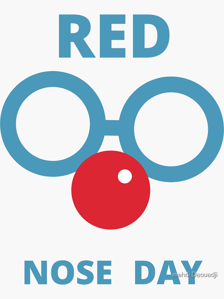" Red nose day 2022 TK MAXX " Sticker for Sale by mehdi4567 | Redbubble