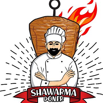 "Shawarma logo." Photographic Print for Sale by HakanKACAR2014 | Redbubble