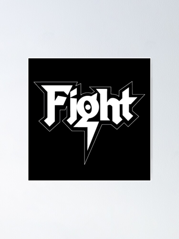"logo best selling heavy metal music fight band tour" Poster for Sale ...