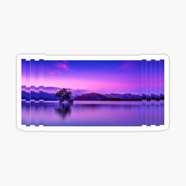 "Nature lake aesthetic" Sticker for Sale by True2Form | Redbubble