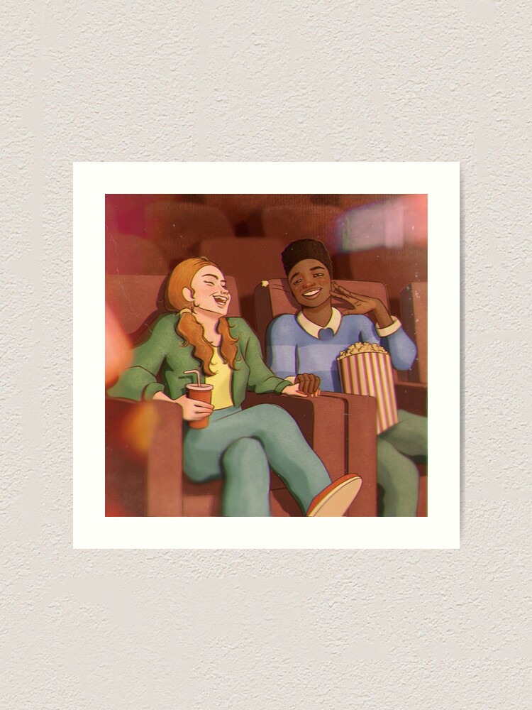 "Stranger Things Lumax in Movie Theatre Fanart" Art Print for Sale by ...