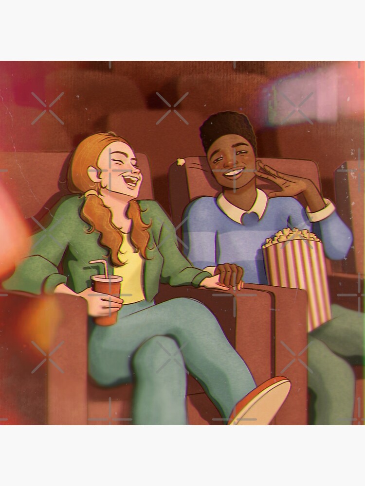 "Stranger Things Lumax in Movie Theatre Fanart" Art Print for Sale by ...