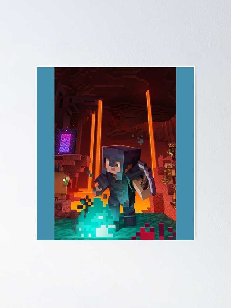 "Minecraft neither items" Poster for Sale by boscioguidena | Redbubble